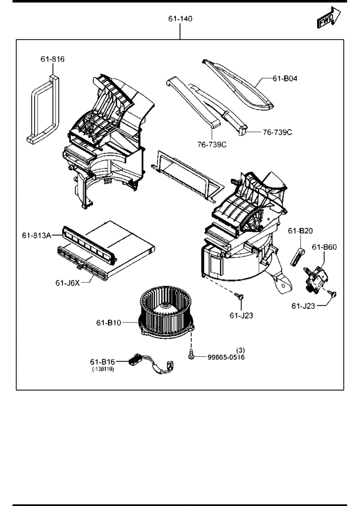 ФИЛЬТР САЛОННЫЙ МАЗДА 6 УГОЛЬНЫЙ - 123parts.ru